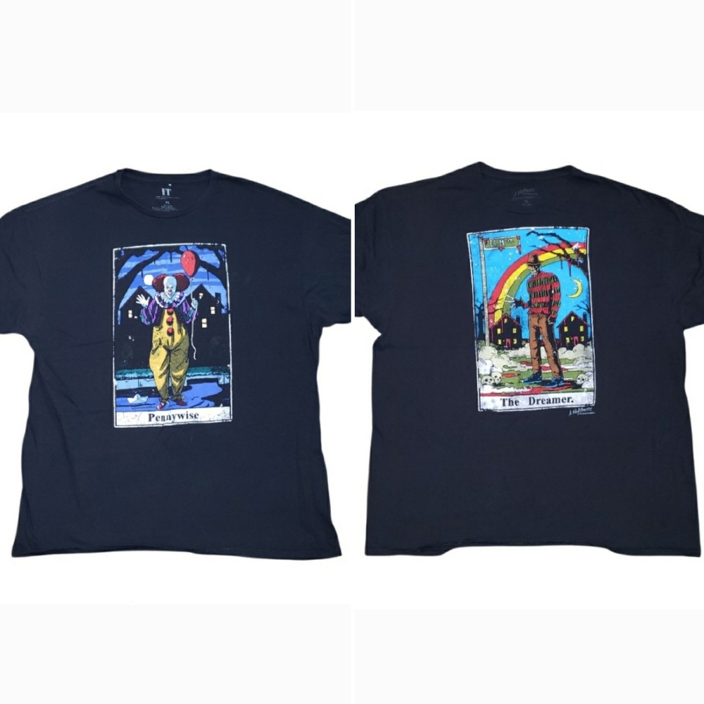 Two Hot Topic Horror Pennywise And Freddy Krueger Tar… - Gem